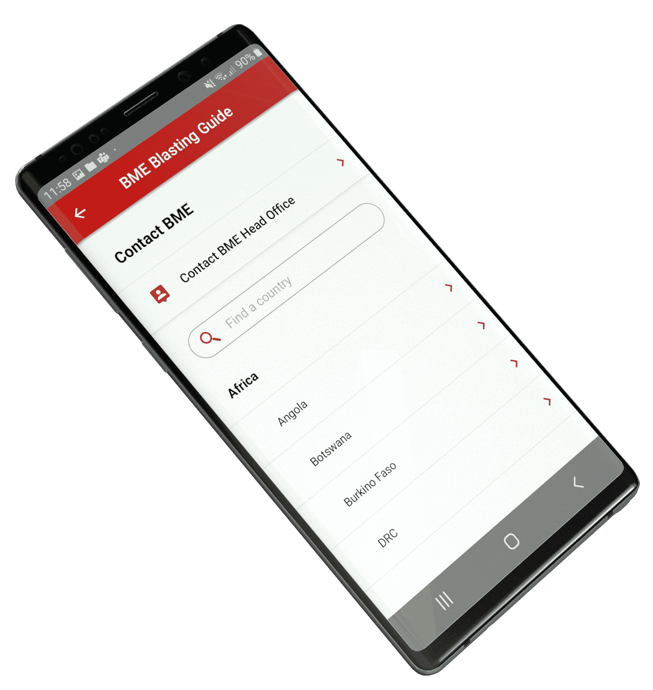 Blasting Guide App TDS | BME